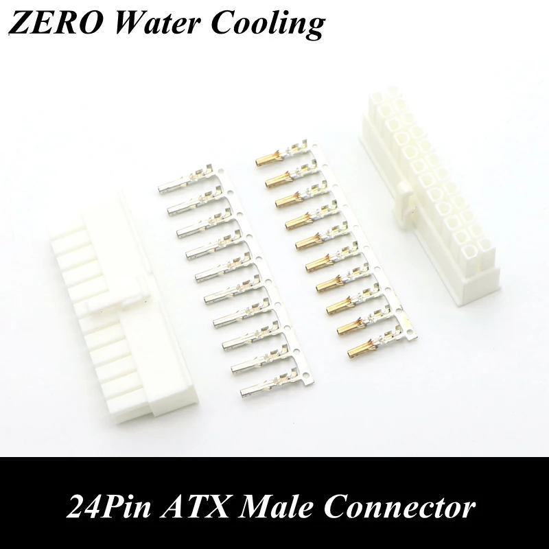 10pcs/lot 4.2mm Pitch 5557 Cpu/atx 24pin Male Connector + 250pcs ...
