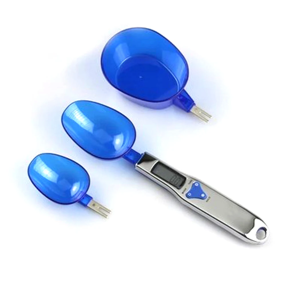 3 pcs/set Kitchen Measuring Spoon Electronic Digital Spoon Scale 500/0 ...