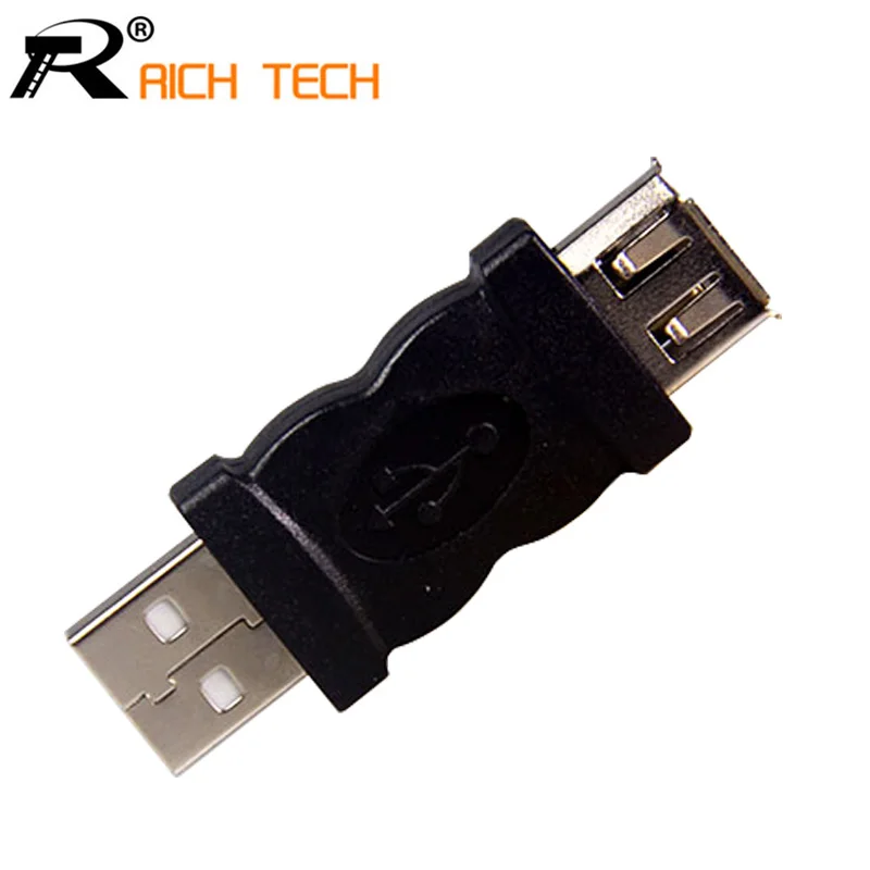USB 2.0 1394 Female to USB A Male adapter 6 Pin Female Firewire IEEE ...