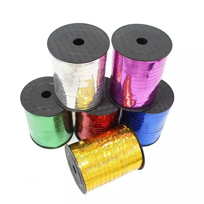 500 yards/roll Laser ribbon Satin Ribbon Wedding Party decorative ...