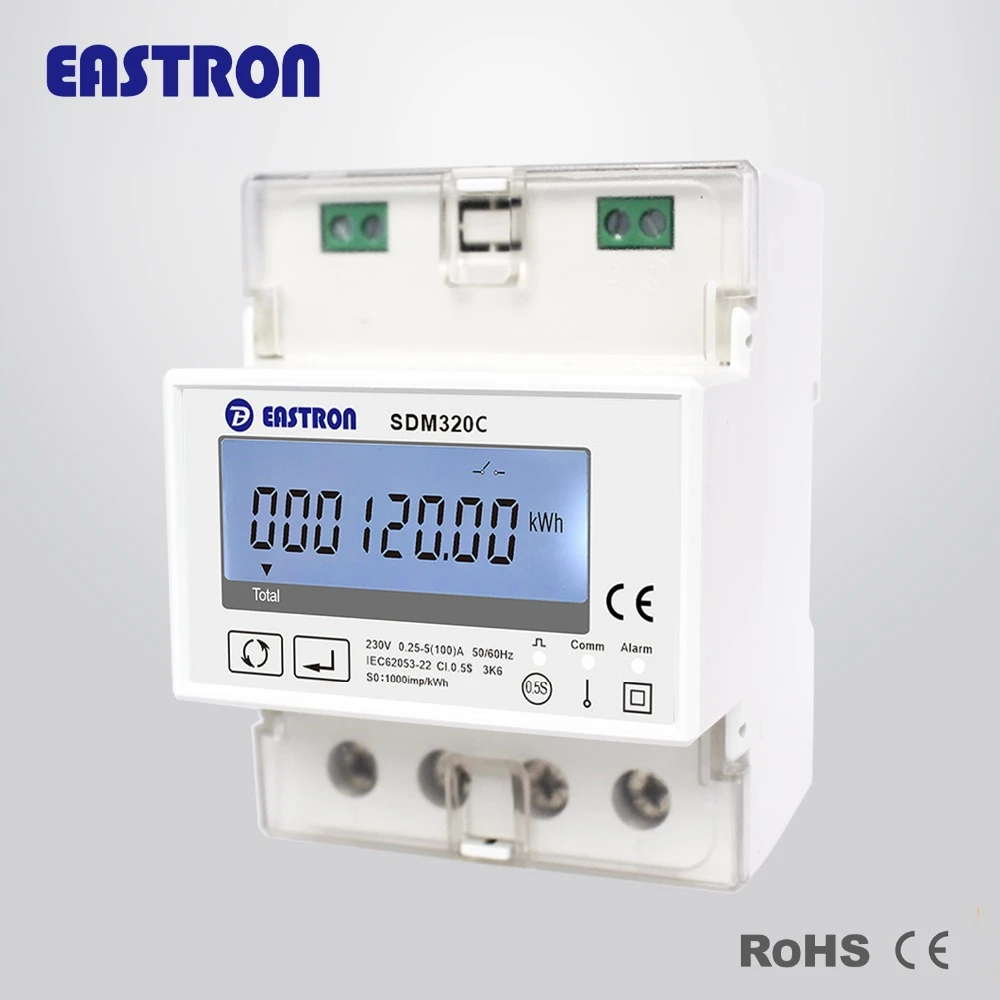 Sdm320c Single Phase Remote Control Single Phase Two Wire Din Rail ...