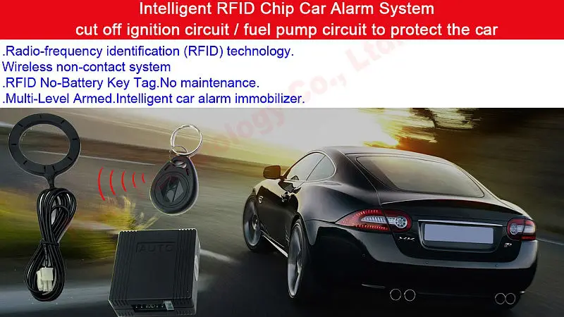 125khz Ta Rfid Immobilizer One Way Car Alarm Rfid Fobs Ignition Starter ...