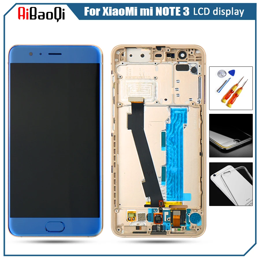 For 5.5" Xiaomi Mi note 3 LCD screen display+touch panel digitizer with ...