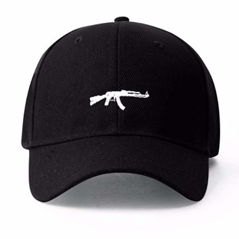 2017 New topUzi Gun Baseball Cap AK47 embroidery logo Snapback hip hop ...