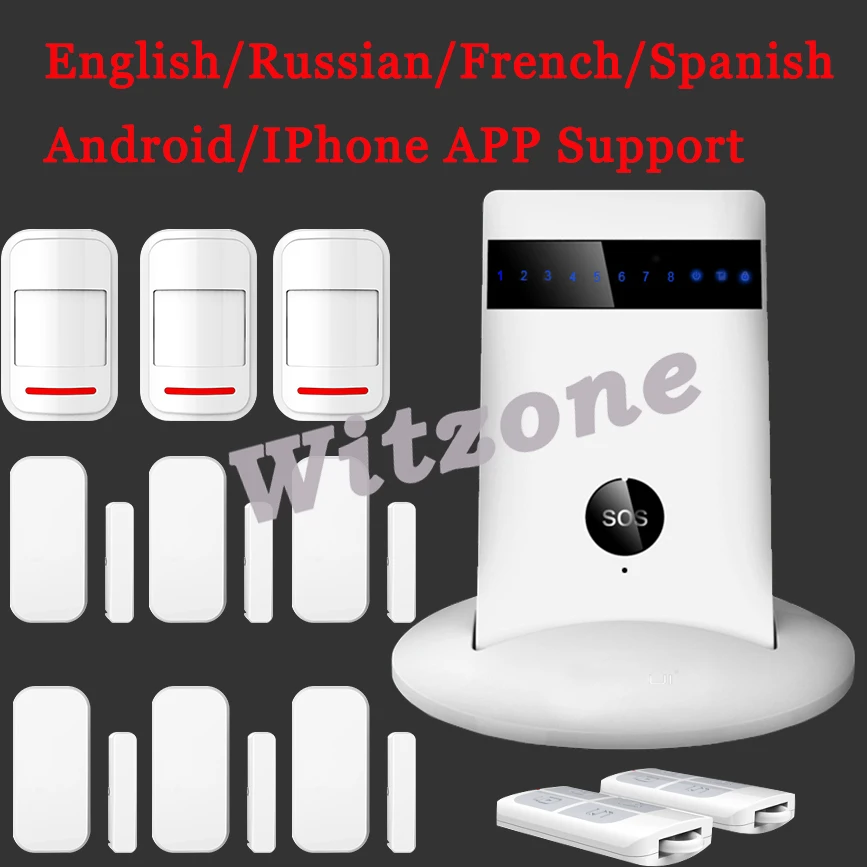 Wireless GSM House Anti theft Alarm Security System, IOS/Android APP ...