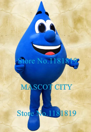 MASCOT advertising spring water droplet mascot purified water drop ...