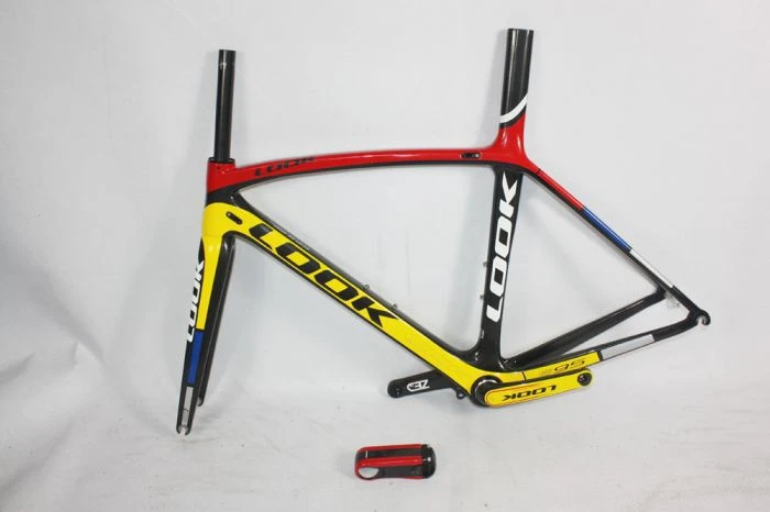 2013 LOOK 695 LIGHT Mondrian Carbon Road bicycle Frame with integrated ...