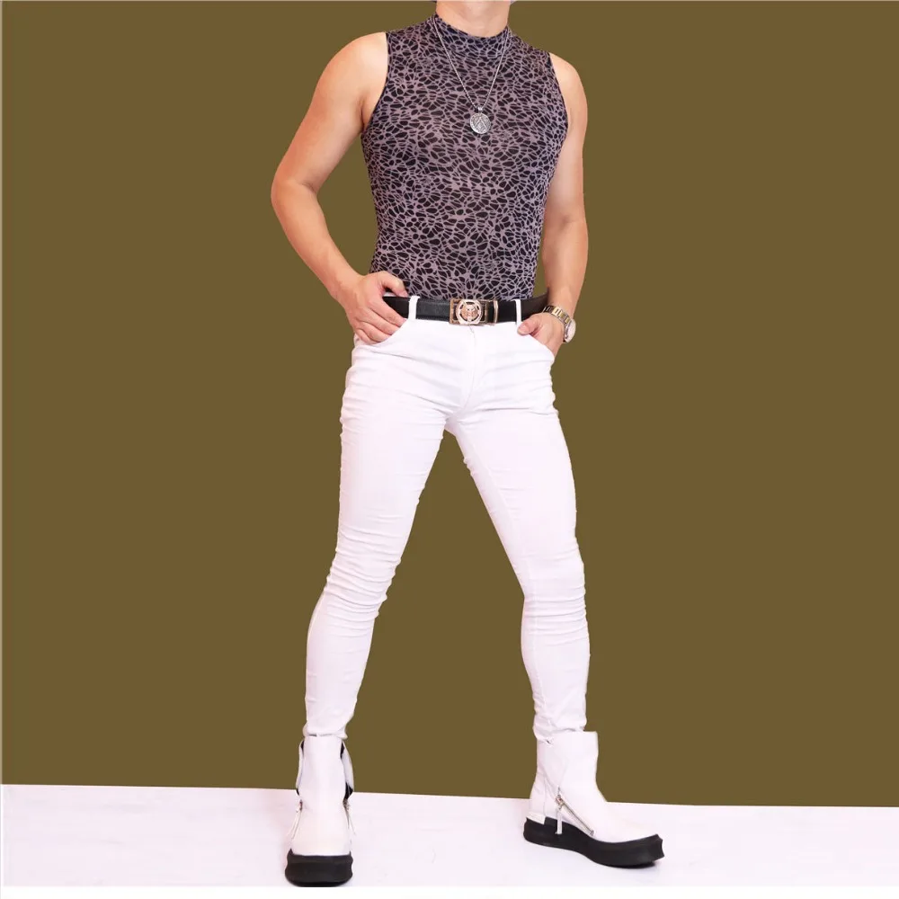 Sexy Männer der Niedrigen Taille Dünne Jeans Paket Beine Bleistift ...