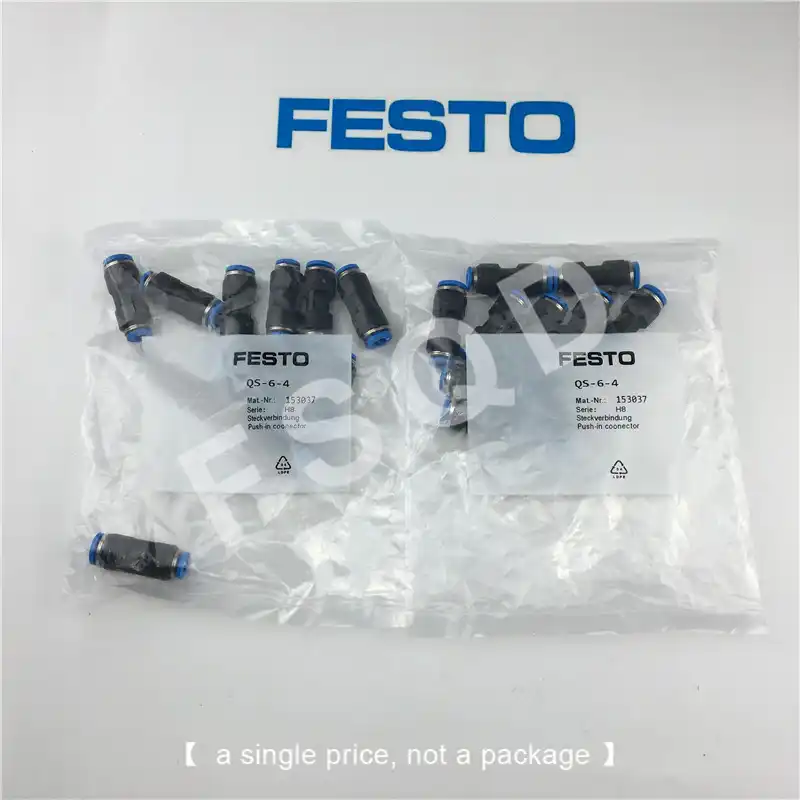 QS 4 QS 6 QS 8 QS 10 QS 12 QS 16 FESTO Straight through quick connector Push in fittings QS ...
