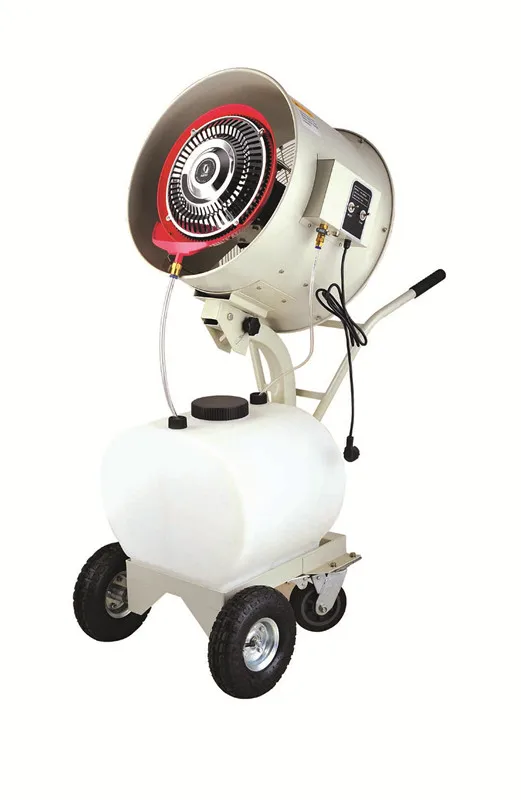 Shake hands push industrial humidification cooling mist spray fan ...