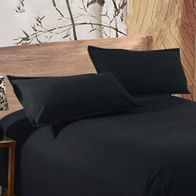 One Pair of Solid Color Pillowcases (16 colors) - Bedding Sets Collection