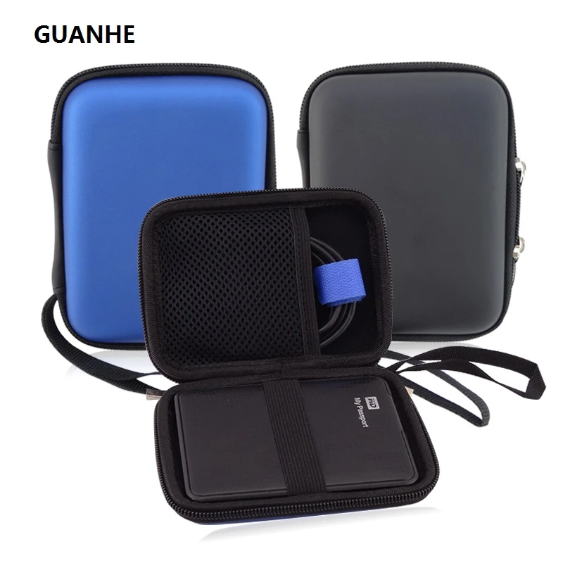 Guanhe 2.5"hard Drive Cases Bag Shockproof Waterproof Hdd Bag For ...