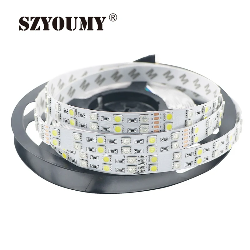 Szyoumy Flexible Led Strips Dc12v 5m 120led/m 5m Double Row Ip20 Non ...