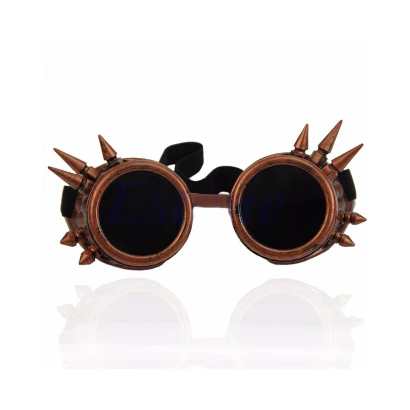 Retro Gothic Goggles Glasses Men Steam punk Sunglasses Cosplay Rivet ...