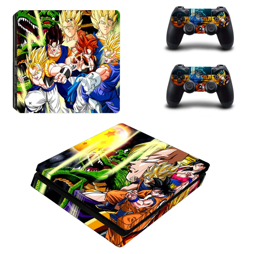 Dragon Ball Z Goku Skin Sticker for PS4 Slim Console - ConsoleSkins.co