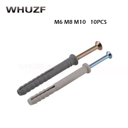 10pcs-M6-M8-M10mm-Screws-Self-tapping-Screws-Small-Fix-Screw-Plug-Pipe ...