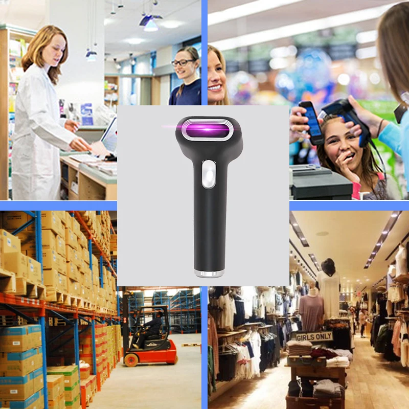 2D USB Barcode scanner handheld portable barcode reader Used for store ...