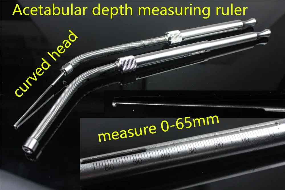 Medical Orthopedic Instrument Acetabular Depth Measuring Ruler Hip ...