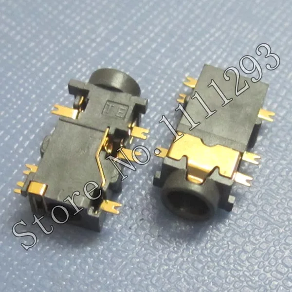 20pcs/lot Audio Jack Connector for Tablet MP3 MP4 and other 6 pin ...