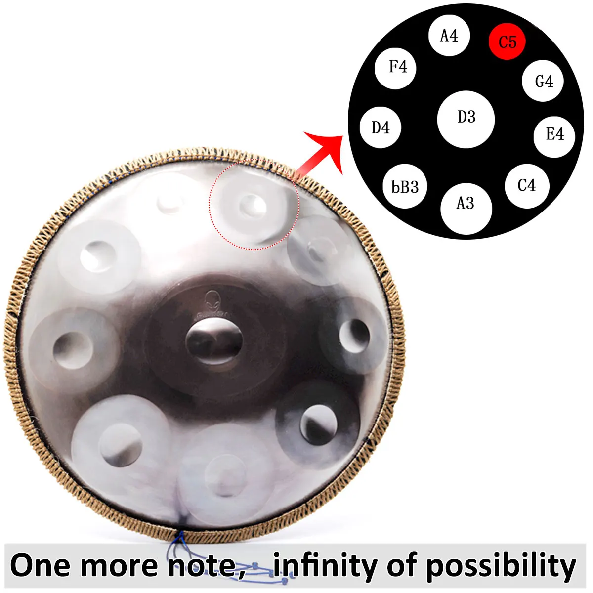 10 Notes Handmade Handpan drums Antique F major D Minor Hand Drum Music ...