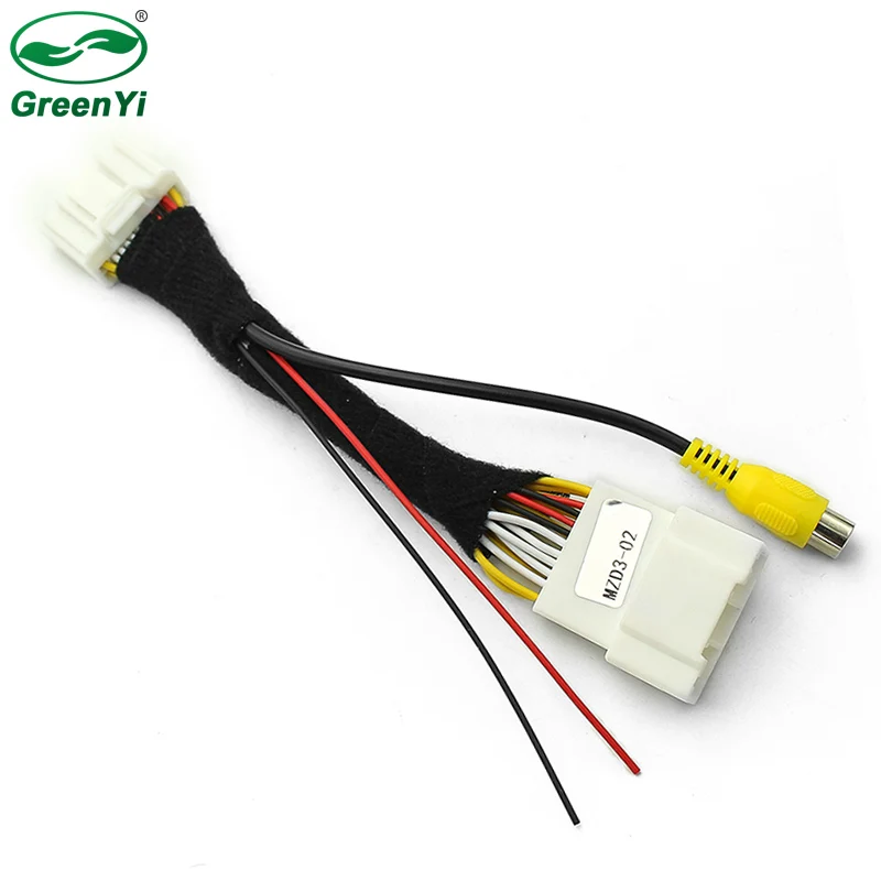 Car Rear View Camera RCA Video Convert Cable RCA Connection Adapter For ...