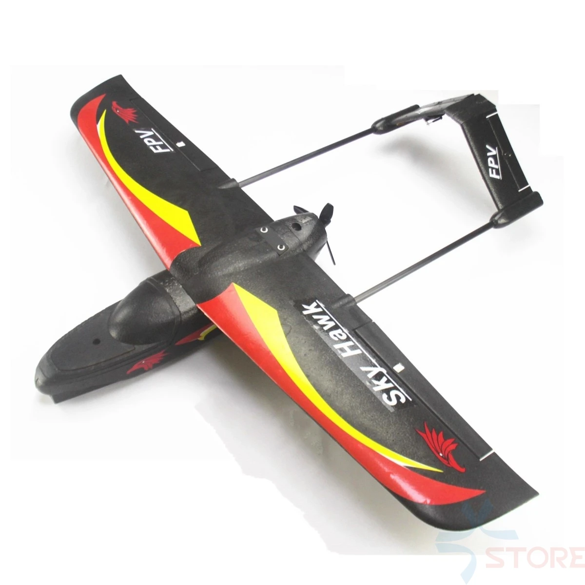Sky Hawk V1 940mm Wingspan EPP RC Flywing Planes Kit/PNP Black Electric ...