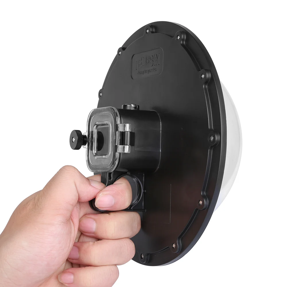 ספורט תיקים למצלמות - TELESIN 6" Dome Port Waterproof Case for GoPro ...