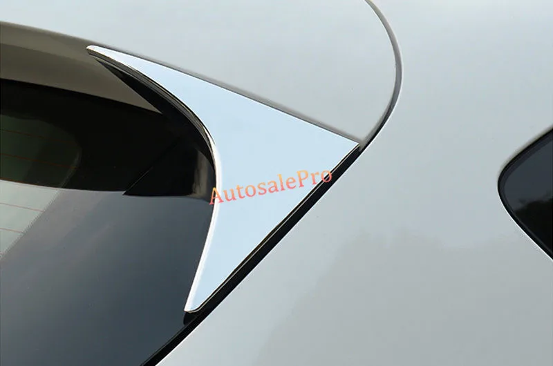 Chrome Rear Window Side Triangle Cover Trim 2pcs for Mazda CX 5 CX5 ...