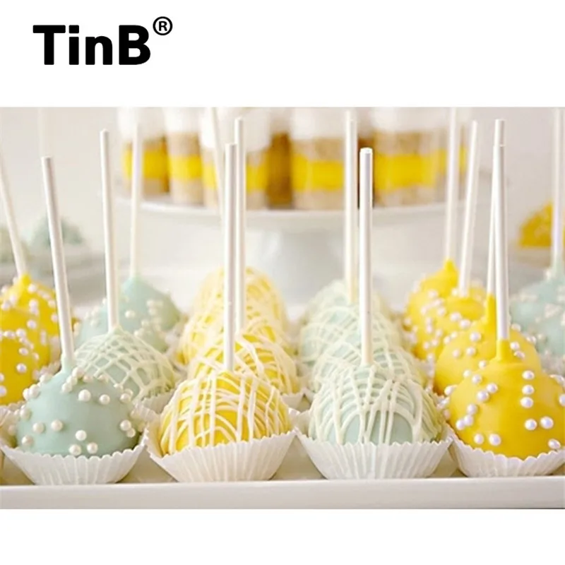 20pcs 10cm Lollipop Stick Food Grade Plastic Pop Sucker Sticks Cake Pop ...