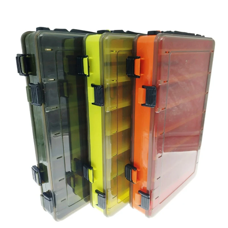 TOP Fishing Lure Box Double Sided Tackle Box Fishing Lure Egi Squid Jig ...