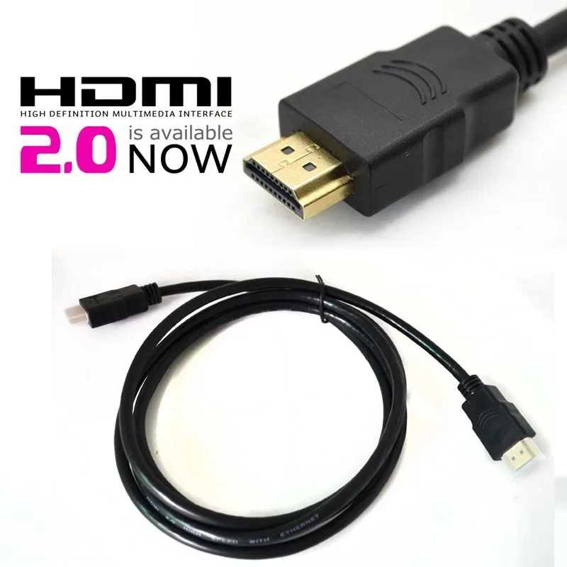 10 Uds 3M 2160P versión Premium 3D HDMI 2,0 4K * 2K chapado en oro HDMI ...