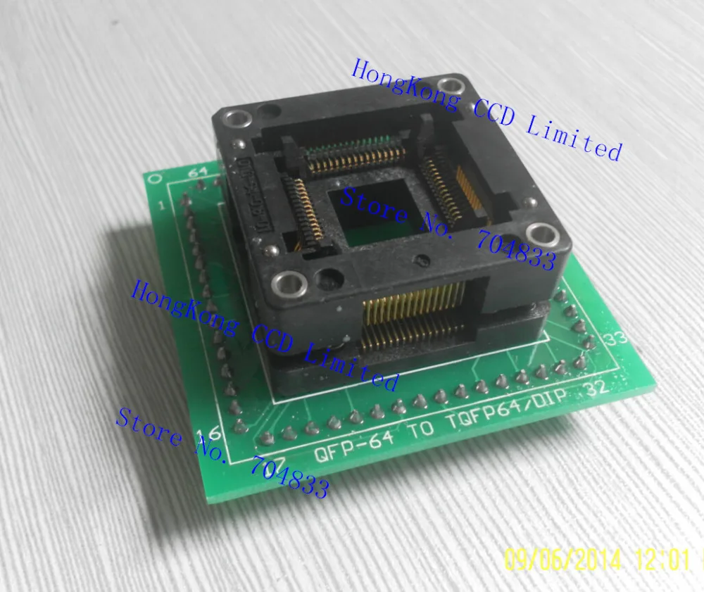 Chip Programmer SOCKET FOR QFP64|socket|sockets programmer - AliExpress