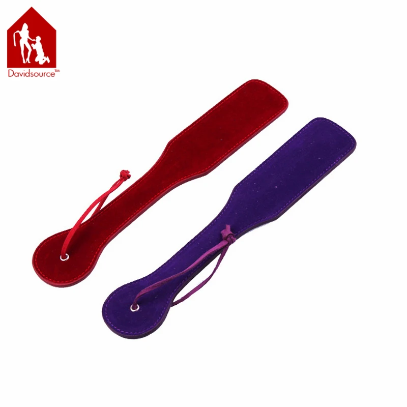 Davidsource Suede Leather Beat Master Paddle Slap Spanking Dominated Kinky Fetish Torture Gear