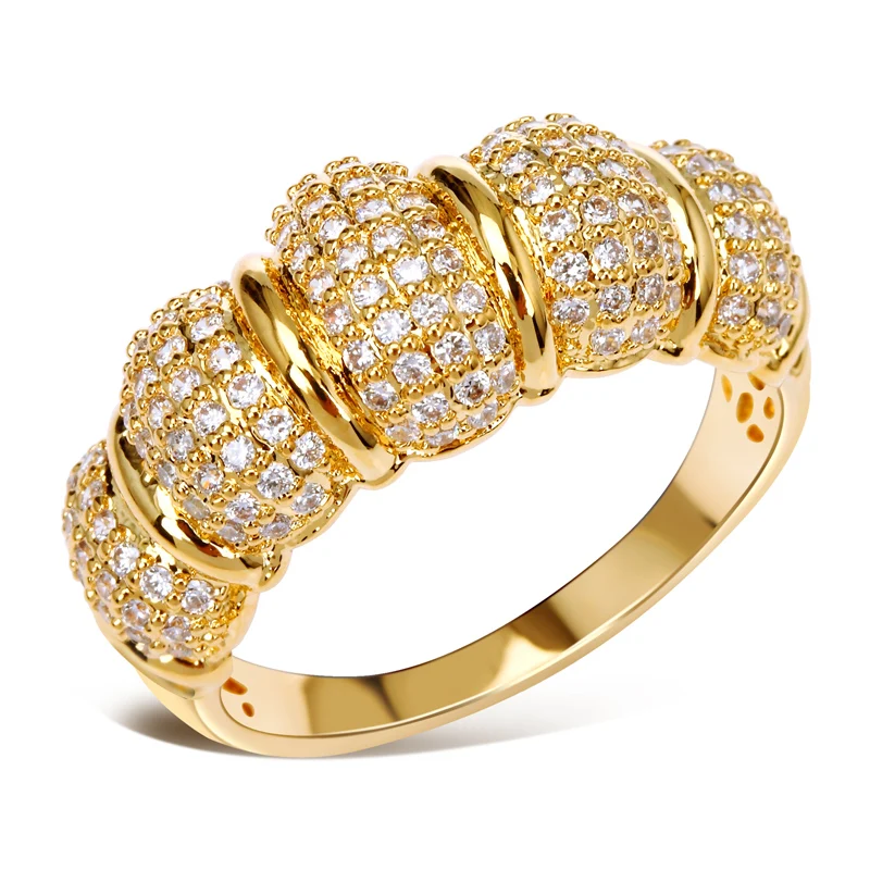 New Trendy Women Ring Luxury Party Gift For Lover Bling Jewelry Top ...