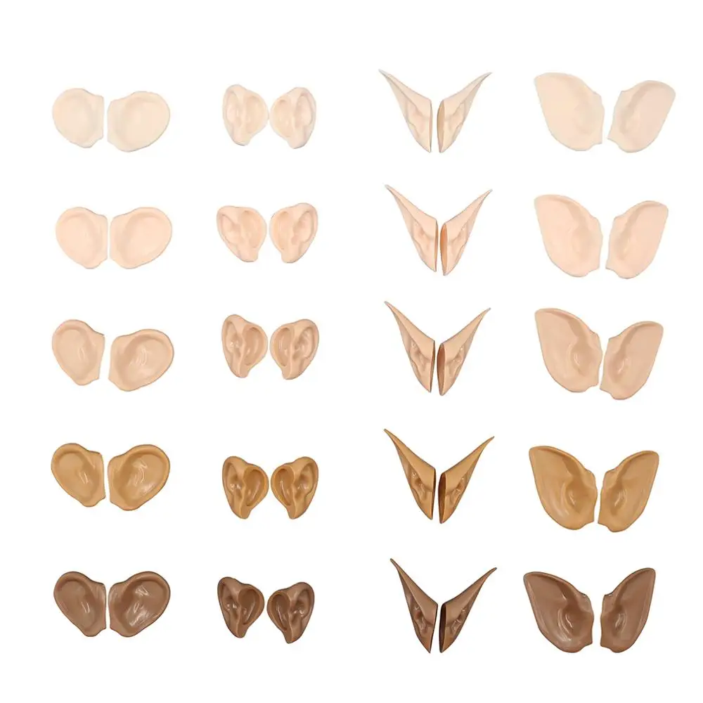 DBS blyth doll ear Human ears,Elf ears Installed with clay, no cutting ...