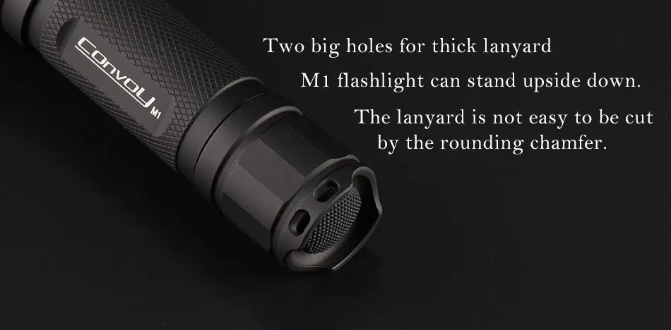 Convoy M1 Cree Xm-l2 U2-1a 2-group 3/5-mode Led Flashlight 1*18650 ...