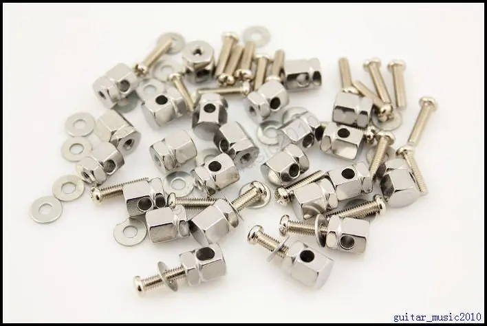 Free shipping New 24 Set Replacement Banjo Lugs Chrome|chrome lug bolts ...