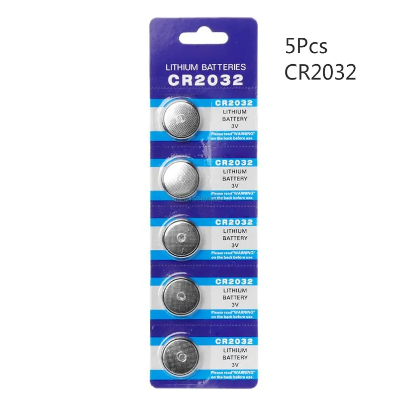 5 pcs 단추 건전지 3 v cr2032 br2032 dl2032 ecr2032 세포 동전 리튬 이온 건전지 승진 시계 컴퓨터 ...