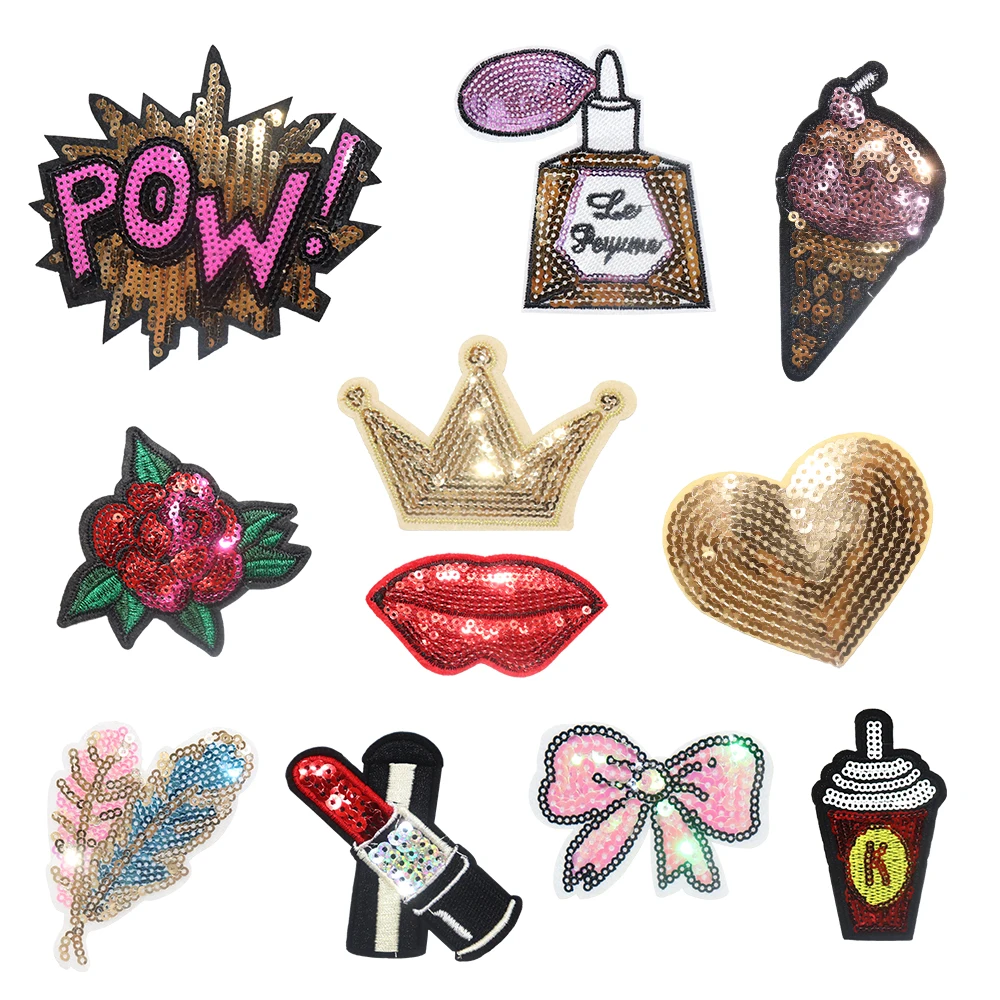 Buy Ywzatgits Multi Style Sequins Patches Iron On