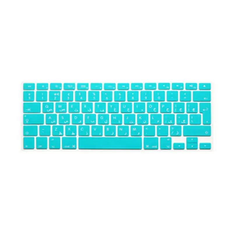 Protetor de teclado persa, letras arábicas e alfabeto de silicone macio ...