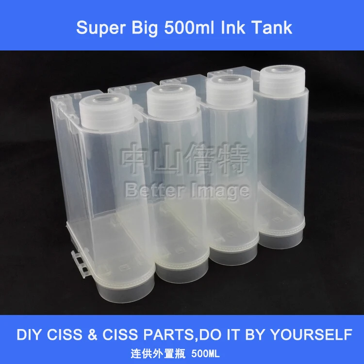 INK WAY Universal 4 Color 500ML ink tank with 1.5m tube, accessories ...