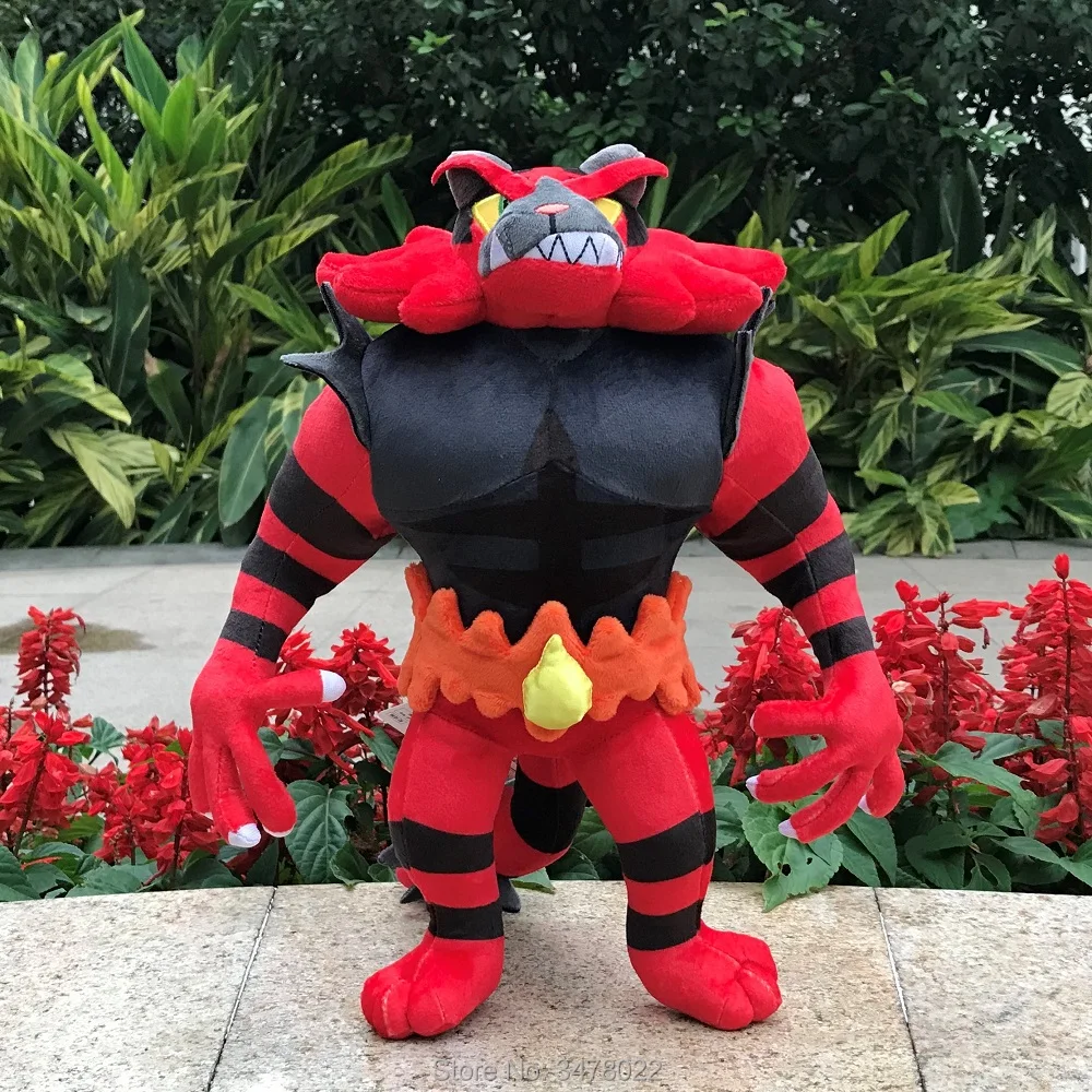 Anime-Pokemon-Plush-Toy-Incineroar-Stuffed-Animal-Mega-Evolution-Litten ...
