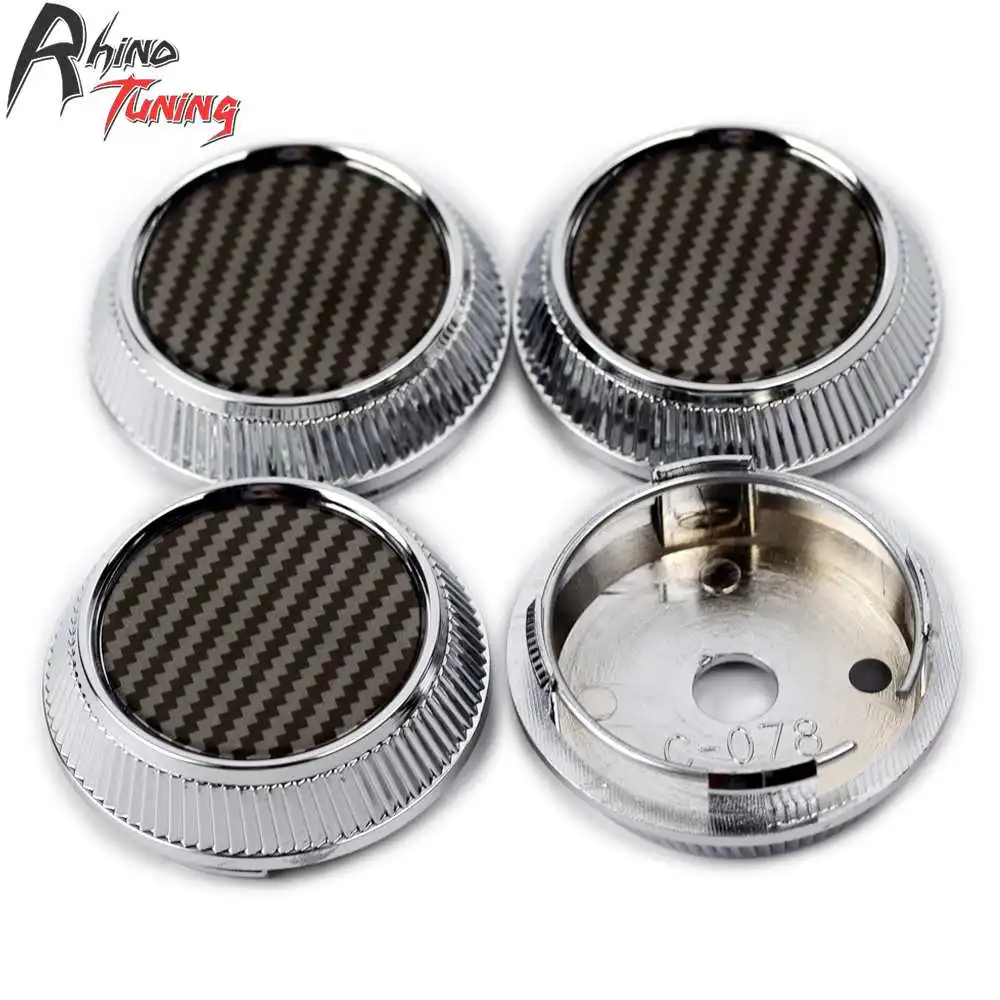 4pcs 64mm 51mm Car Wheel Center Hub Caps Off Road Emblem For RTX Wheels ...