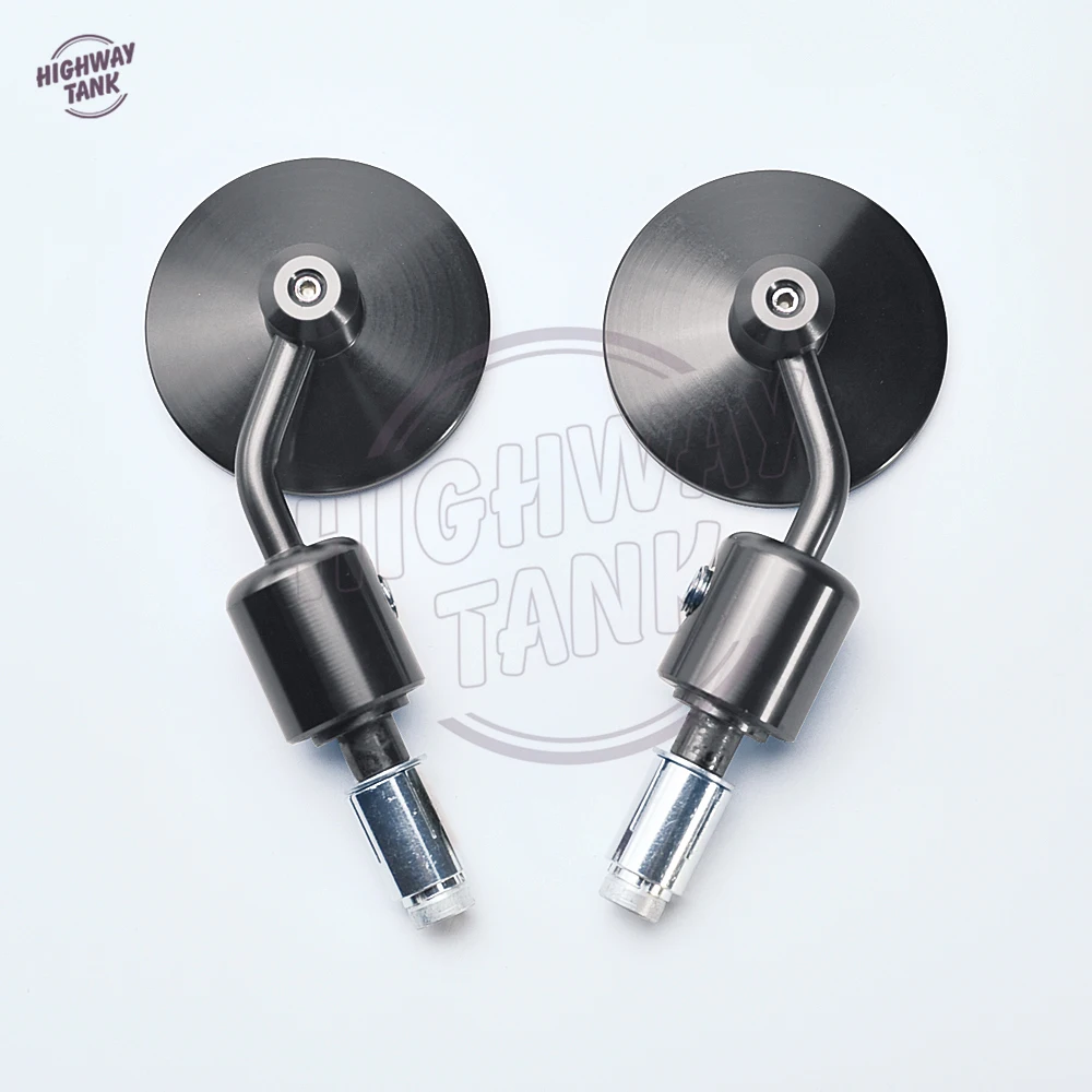 7/8 "Bar End Motorcycle Rearview Mirror Case for Yamaha Kawasaki Suzuki ...