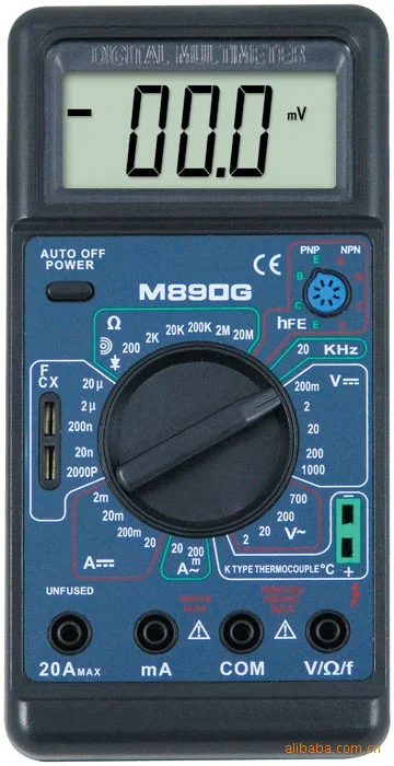 AC/DC Boutique M890G / DT 890G benchtop digital multimeter DT890G ...