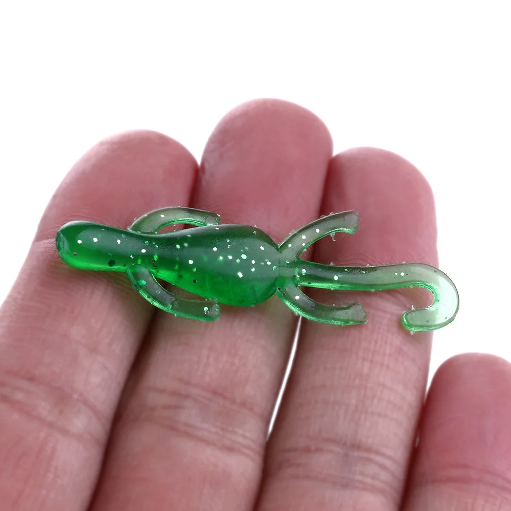 10pcs Super Soft Fish Bait 5cm 1g Artificial Lizard Soft Fishing Lures ...