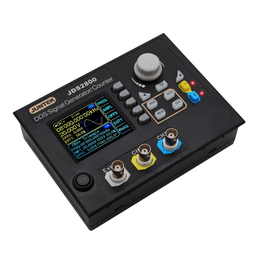 JDS2800 60M DDS Digital Dual channel Control frequency meter Arbitrary ...