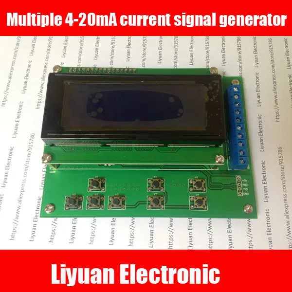 Multiple 4-20ma Current Signal Generator / 0-20ma 4 Channel Signal ...