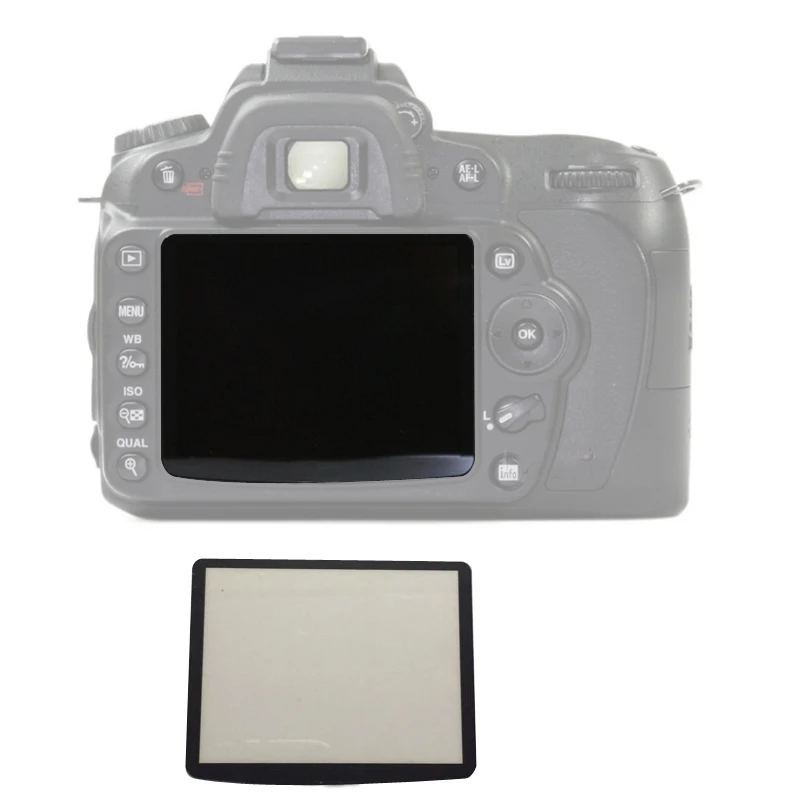 External Outer LCD Screen Protective Repair parts For Nikon D80 D90 ...