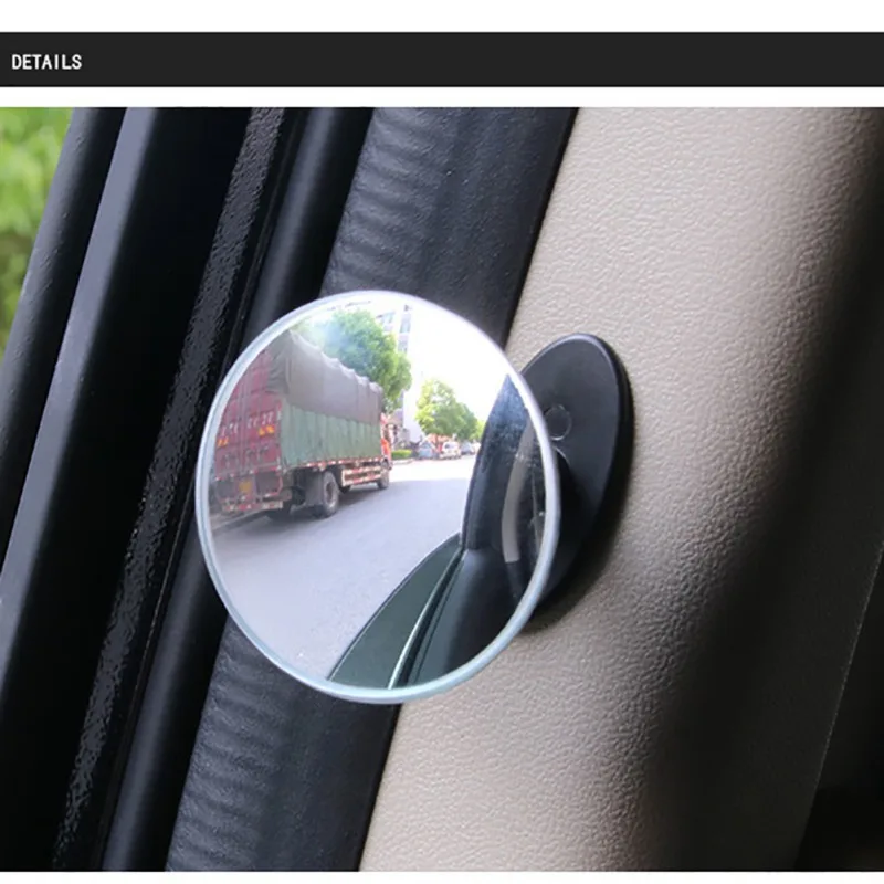 Car 360 Wide Angle Round Convex Mirror Car Car Side Blind Spot Mirror ...